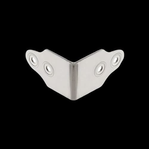 Large 4-Hole Clamp w/Rivet/Screw Protectors, Stainless Steel - RH-1722 ...